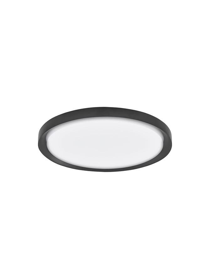 TRO Diffused Black Aluminium Medium Ceiling Light - ID 10603 – The ...