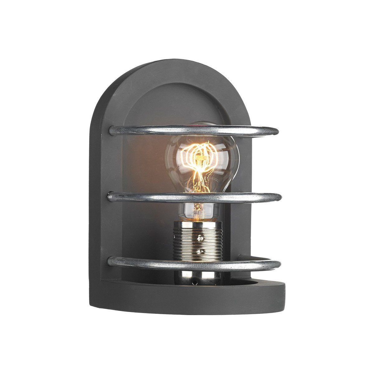 Detroit Matt Black Wall Light - ID 3658 – The Lighting Centre Guildford LTD