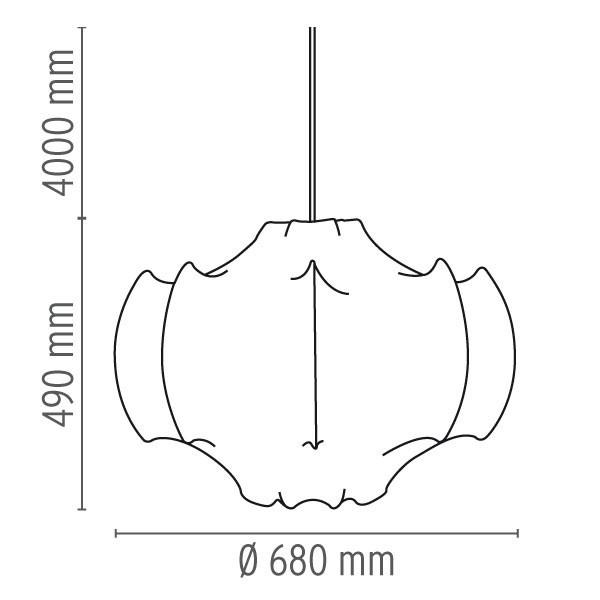FLOS Viscontea Cocoon Suspension Pendant – The Lighting Centre ...