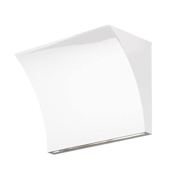 FLOS Pochette Up/Down LED Shiny White Wall Light – The Lighting Centre Guildford LTD