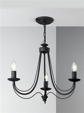 Philly 3 Arm Ceiling Light – The Lighting Centre Guildford LTD