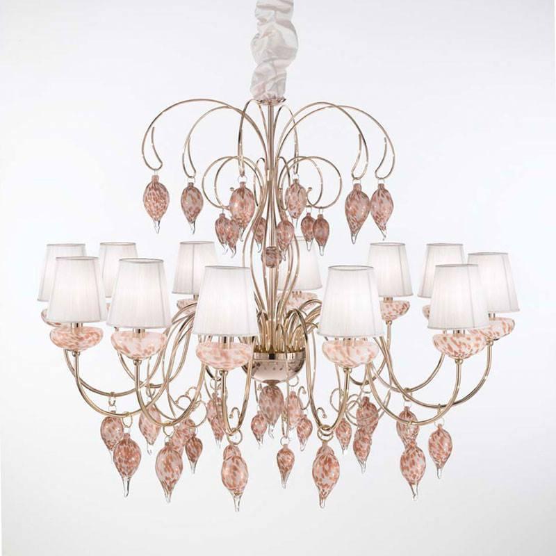 Royal Gala Murano Glass 12 Light Chandelier – The Lighting Centre ...