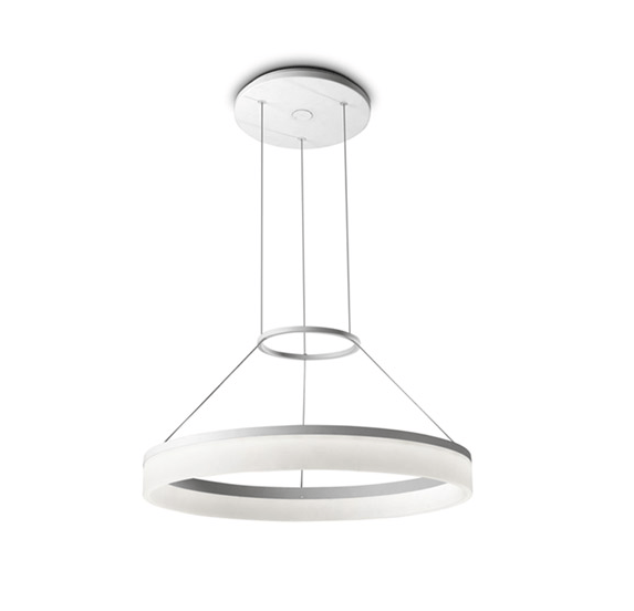 Gidea White Small LED Single Pendant - Options – The Lighting Centre ...