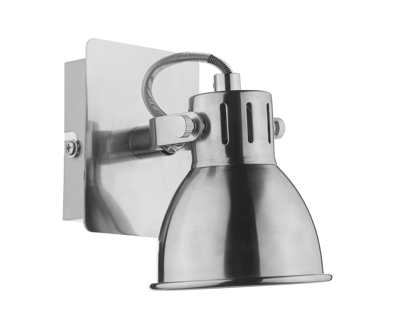 Satin Chrome Single Spotlight - ID 3960 – The Lighting Centre Guildford LTD