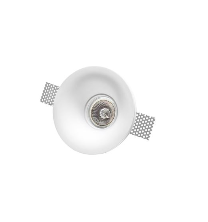 White Gypsum Spotlights - ID 12308 – The Lighting Centre Guildford LTD