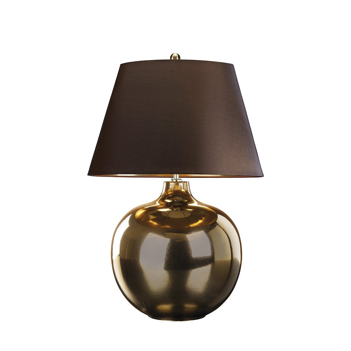 Oldoak Bronze Metallic Table Lamp c/w Shade - ID 8386 – The Lighting ...